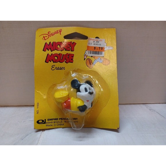 Empire Pencil Corp. | Office | Vintage Mickey Mouse Eraser Disney ...